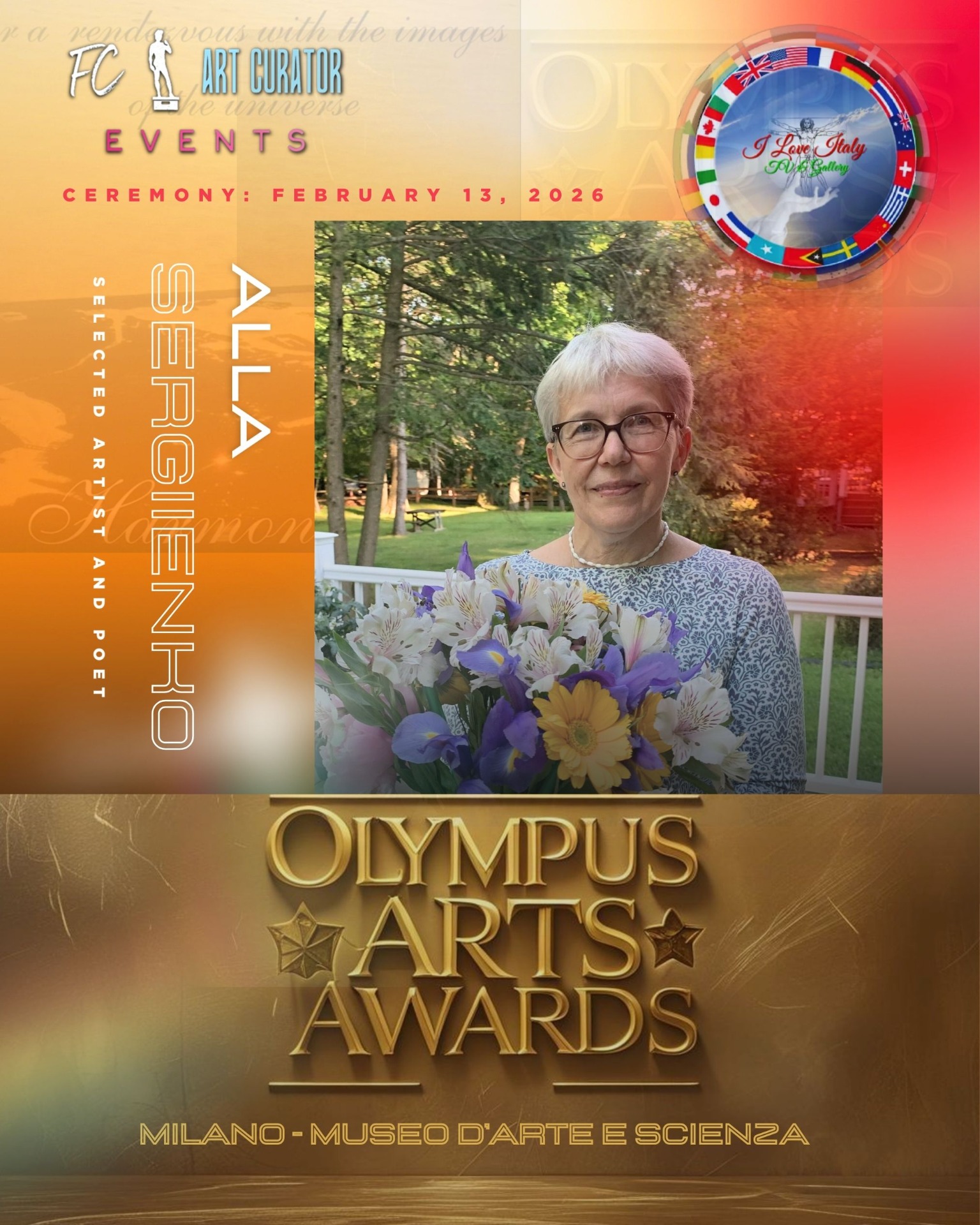 Olympus Arts Awards: intervista all'artista e poetessa Alla Sergiienko ...